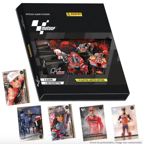 Le MotoGP a son album Panini
