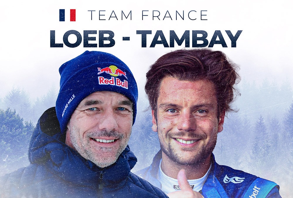 Loeb et Tambay associés pour l'équipe de France à la ROC