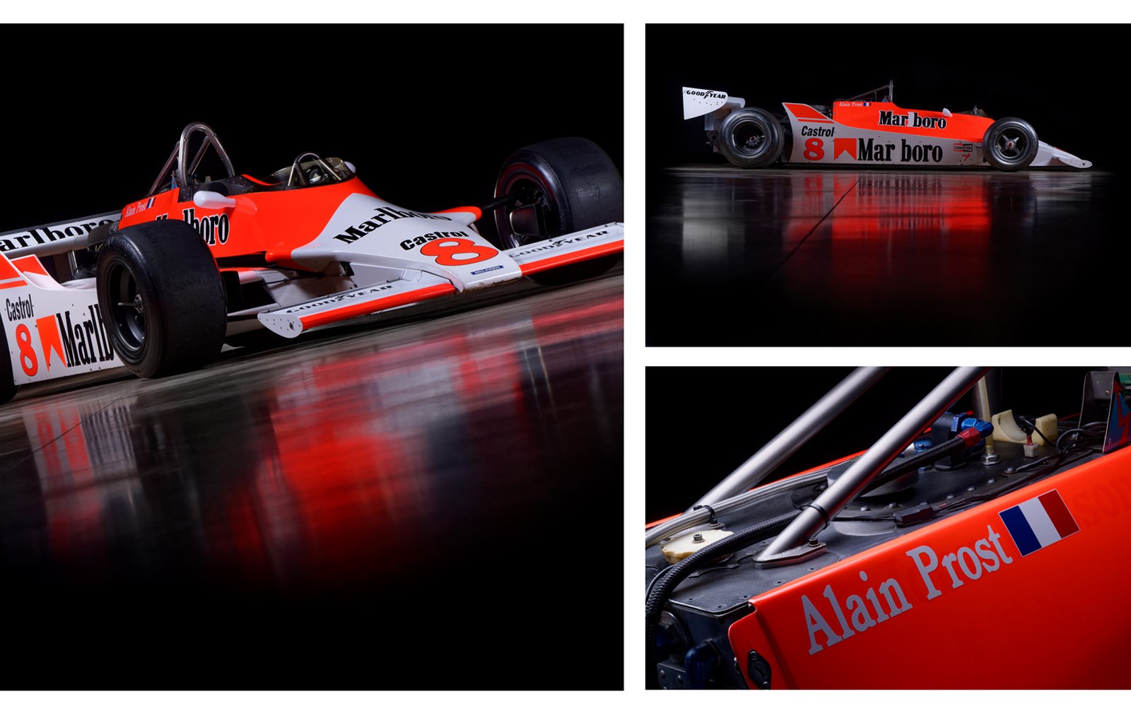 Alain Prost au volant de sa première F1 au GP de France Historique